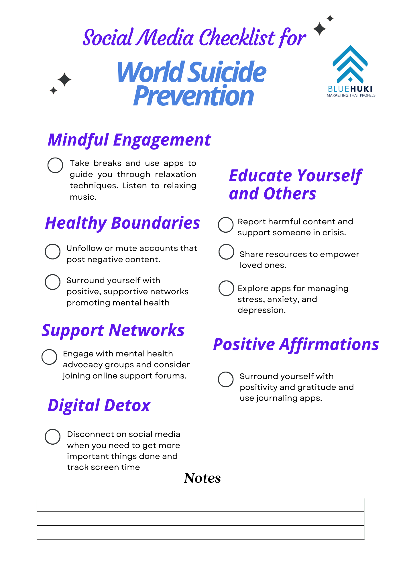 Staying Safe Online: A Social Media Checklist for World Suicide ...